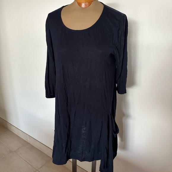 Alembika | Tops | Alembika Navy Tunic Top | Poshmark